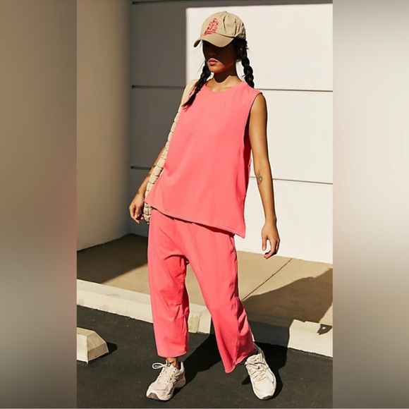 Free People | Pants & Jumpsuits | Nwt Free People Hot Shot Relaxed Set ...